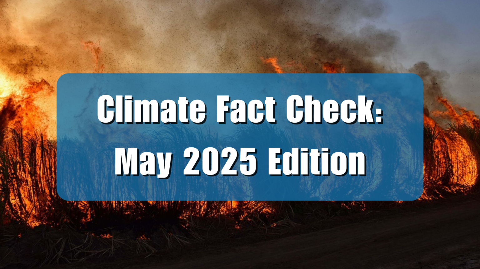 Climate Fact-Check May 2025 Edition - ClimateRealism
