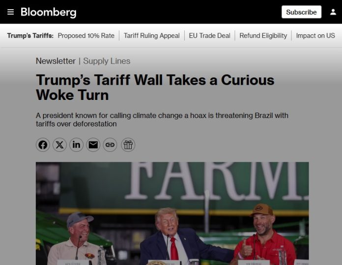 Dear Bloomberg: Trump Can Be Against Deforestation in the Amazon While ...